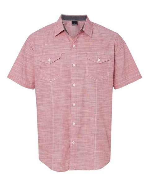 ShirtWholesaler :: Burnside 9247 Textured Solid Short Sleeve Shirt
