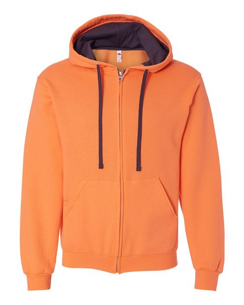 ShirtWholesaler :: Fruit of the Loom SF73R Sofspun Hooded Full-Zip Sweatshirt