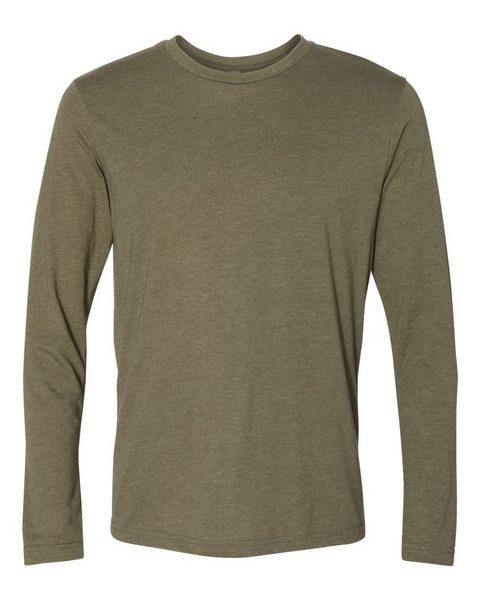 ShirtWholesaler :: Next Level 6071 Triblend Long Sleeve Crew